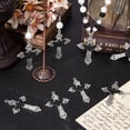 20Pcs Alloy Big Pendant with Bat Gunmetal & Silver 55x36x3mm Hole: 2 ...