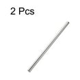 5mm x 100mm 304 Stainless Steel Solid Round Rod for DIY Craft - 2Pcs - Walmart.com