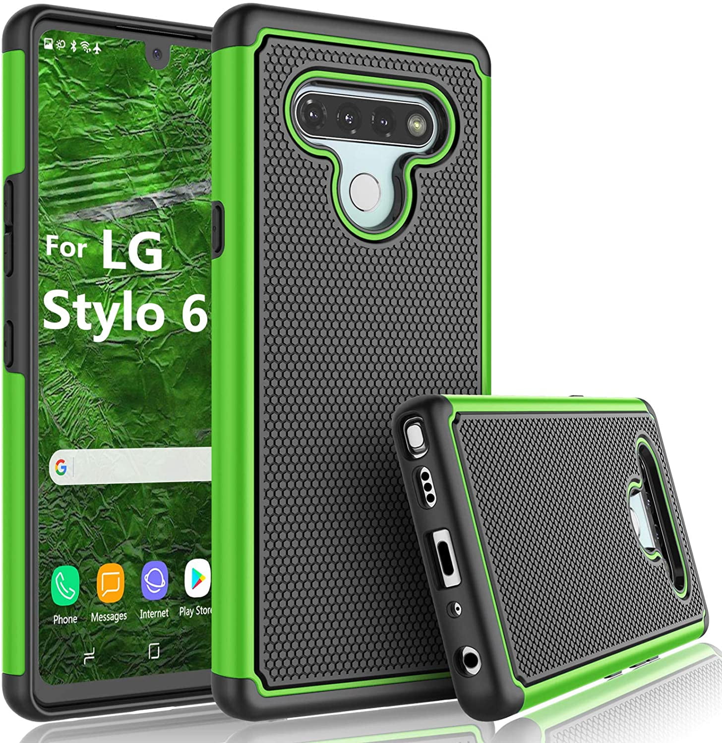 LG Stylo 6 Case, 2020 LG Stylus 6 Cute Case, Tekcoo [Tmajor] Hybrid ...