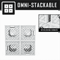 Ubecube UC01 Crate White - Collapsible, Omni Stackable, Modular Crate ...