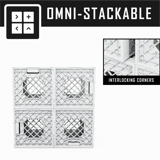 Ubecube UC01 Crate White - Collapsible, Omni Stackable, Modular Crate ...
