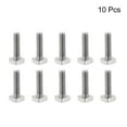 Square Head Bolt, 10 Pack M4x16mm 304 Stainless Steel Grade C Square ...