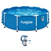 Funsicle 15ft Oasis Above Ground Metal Frame Swimming Pool, Includes ...