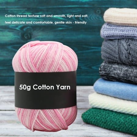TB&W Gradient Color Milk Cotton Yarn Scarf Sweater Crochet Knitting ...