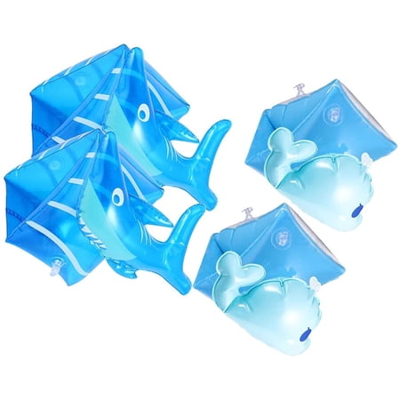 2 Pairs Inflatable Arm Floats for Kids Toddlers Swimming Floaters ...