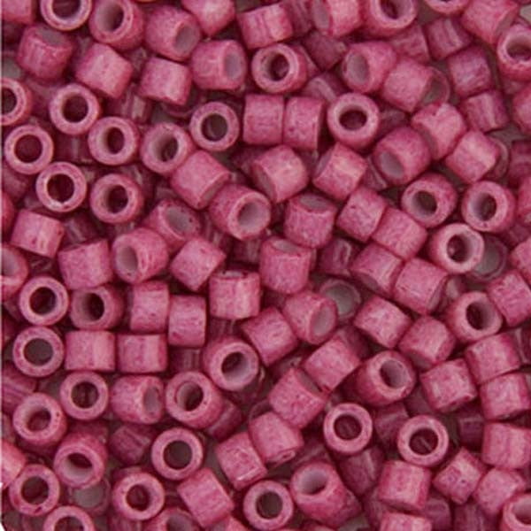 Click here for Miyuki Delica 11/0 Rd Antique Rose Opaque Dyed 11/... prices