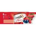 Yoplait Original Low Fat Strawberry and Mixed Berry Yogurt, 6 Oz., 8 ...