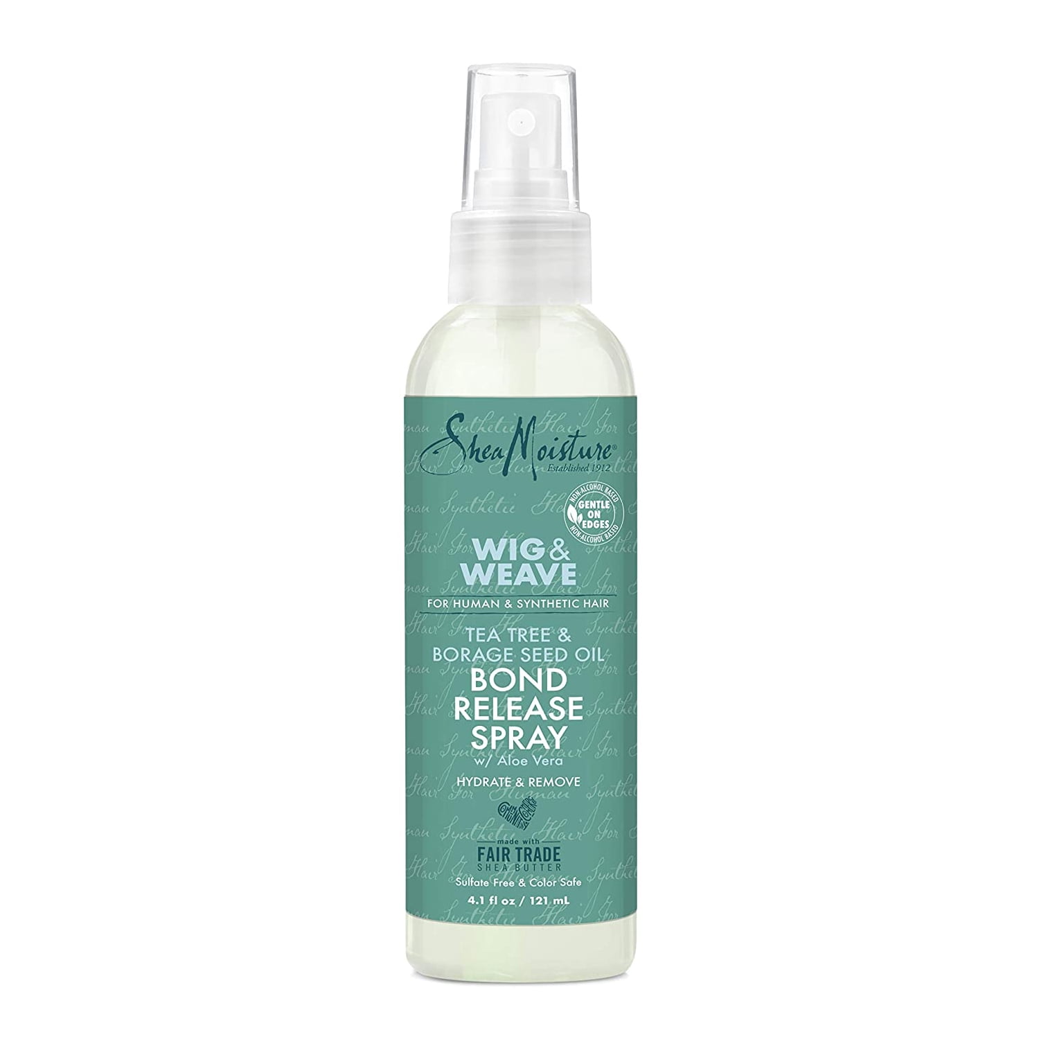 Shea Moisture Tea Tree & Borage Seed Oil Bond Release Hair Spray, 4.1 ...