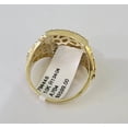 10k Nugget Ring Yellow Gold Women Men Real Genuine 10Kt (Ring Size:10 ...