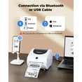 Bluetooth Thermal Label Printer - 4x6 Shipping Labels - Walmart ...