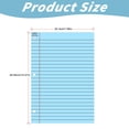 1Pack 60 Sheets Loose Leaf Paper 8x11in, 2 Colors Lined Paper College ...