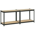 Muscle Rack Freestanding Black 5-Tier Steel Shelving Unit, 800lbs ...