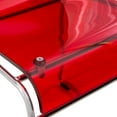 Lima Modern Acrylic Chair - Transparent Red - Walmart.com