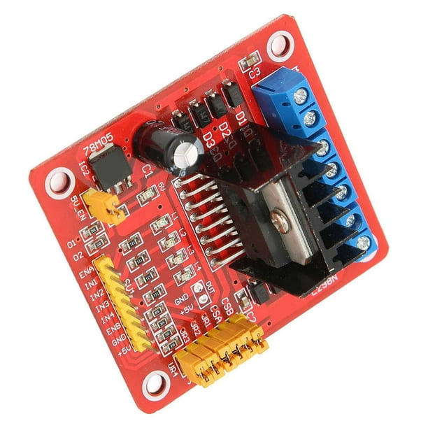 Motor Controller Board, L298N Main Chip Stepper Motor Driver High ...