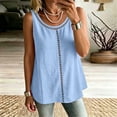 COMVALUE Summer Ladies Vintage Boho Tank Tops Women Elegant Sleeveless ...
