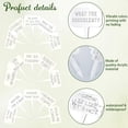 Acrylic Plant Labels for Seed Potting Herbs Flowers Vegetables Word ...