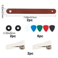 1Bag 2 Sets Microfiber & Iron Neck Strap Silicone Strap Buckle Plastic ...