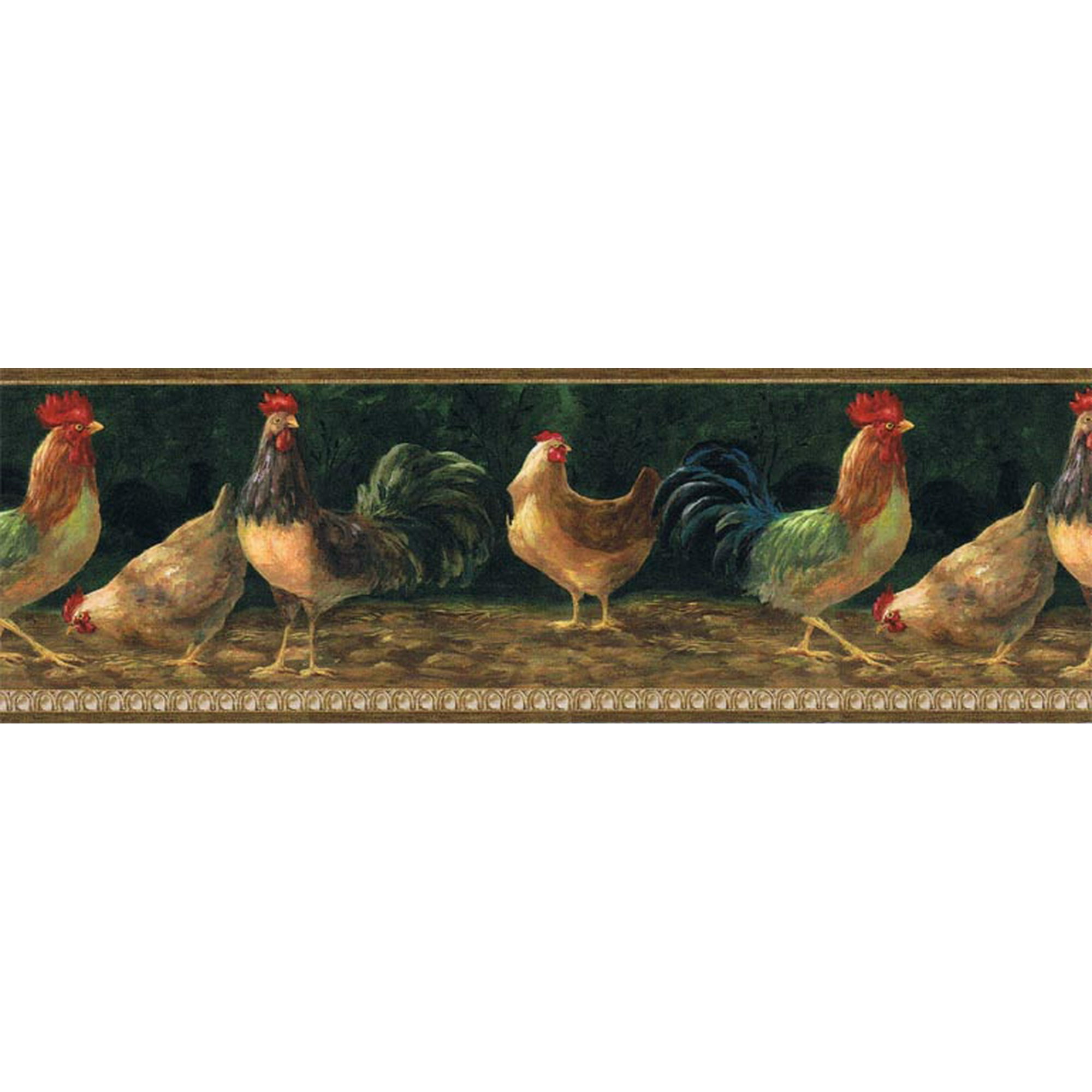 Click here for Wallusa Discontinued Wallpaper Roosters Birds Wall... prices
