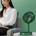 solacol Desktop Fans for Office Quiet Stretchable Fan, Fan Portable, 3 ...