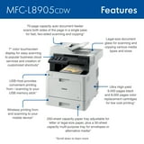 Brother MFC-L8905CDW All-in-One Color Laser Printer with Duplex Print ...