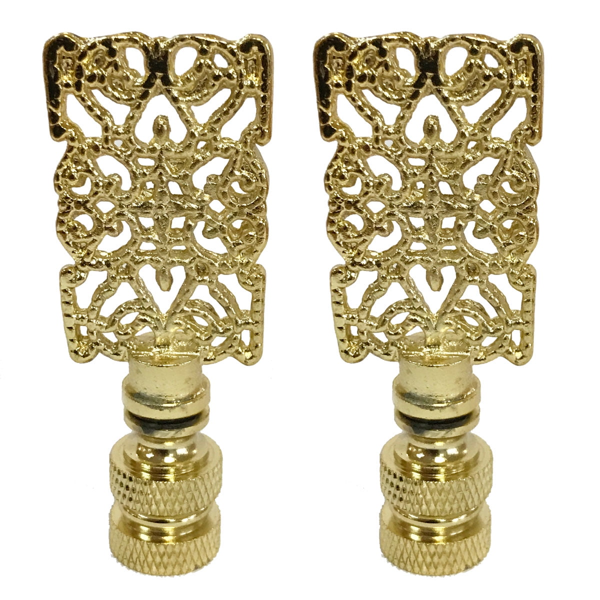 Royal Designs, Inc. Rectangle Center Cross Filigree 2.5 Inch Lamp ...