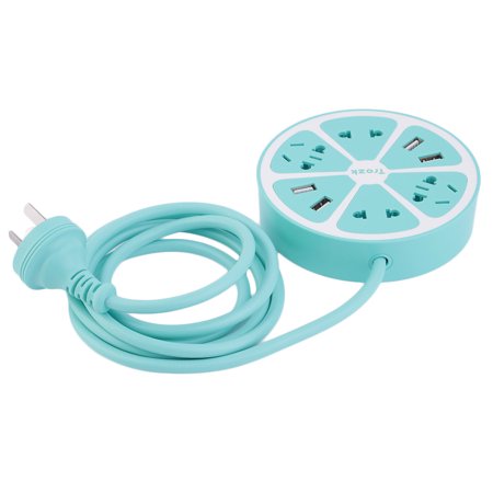 NEW 4-USB Multifunctional Lemon Plug Strip Universal Smart Charging ...