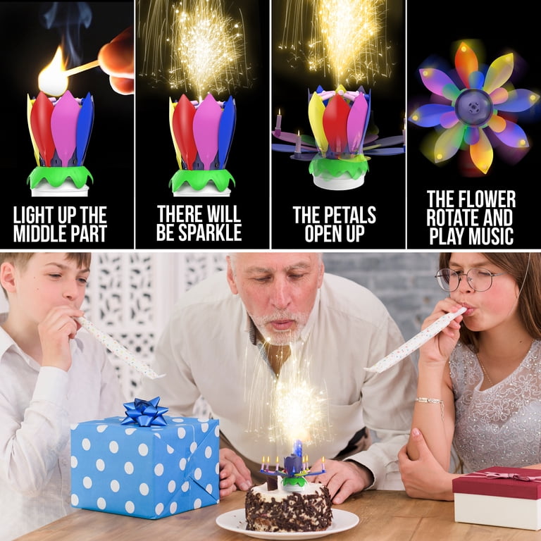 Birthday Candle That Opens Up Like A Flower | Best Flower Site