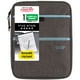 Five Star 1 Carry-All Zipper Binder 375 Sheet Capacity GrayMint ...