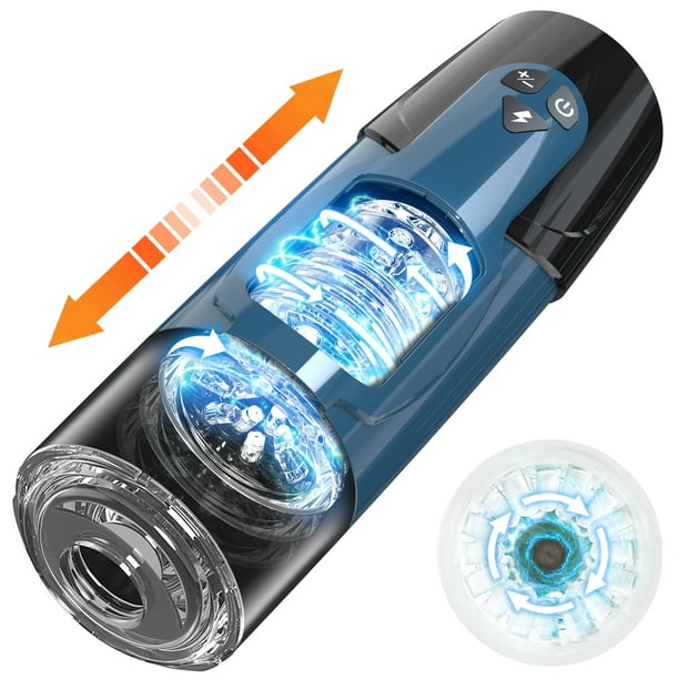 Smoive Automatic Male Masturbator Cup With 7 Thrusting And Rotating Modes For Stimulation