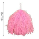 2 Pcs Cheerleader Pom Poms Metallic Foil Textured School Spirit Shakers ...