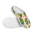Goofa Cute Cartoon Cactus Print Womens Mens Cotton Lightweight House ...