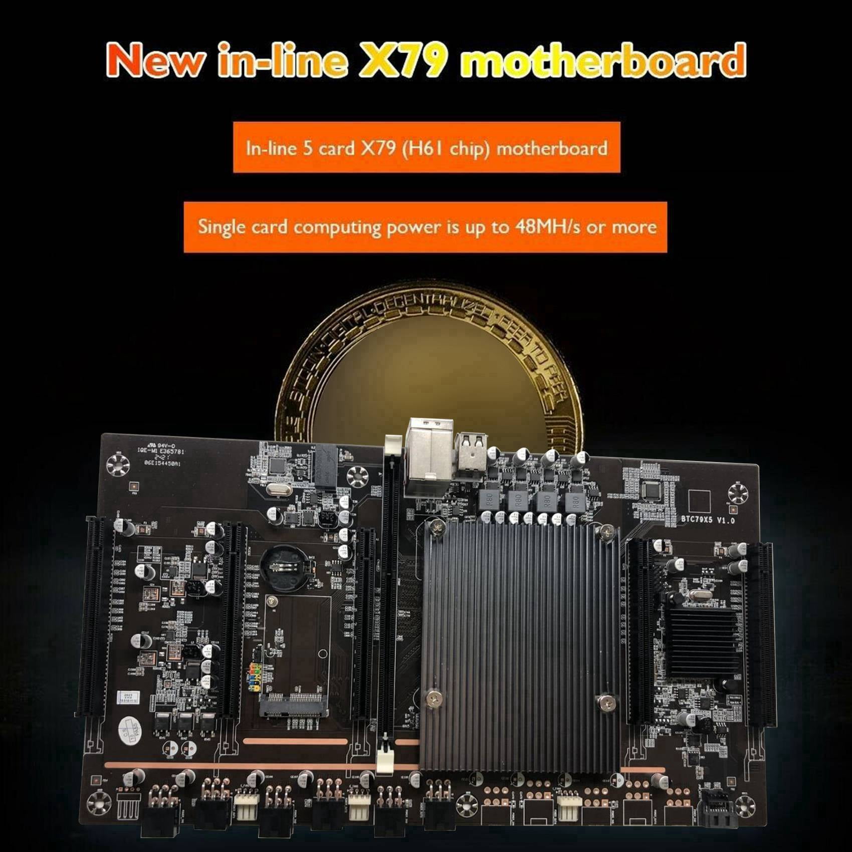 Buy X79 H61 BTC Miner Motherboard with Cooling Fan LGA 2011 DDR3 ... Buy X79 H61 BTC Miner Motherboard with Cooling Fan LGA 2011 DDR3 ...