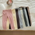 Girls Clothes Girls Micro Flare Pants Stretch Outer Layer Leggings ...