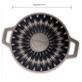 7423 Pre-Seasoned Cast Iron Shrimp Pan for Cooking and Serving Holds 24 ...