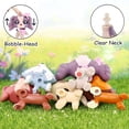 5 PCS Mini Pets Figures Toys Shorthair Cat Dachshund Cocker Spaniel ...