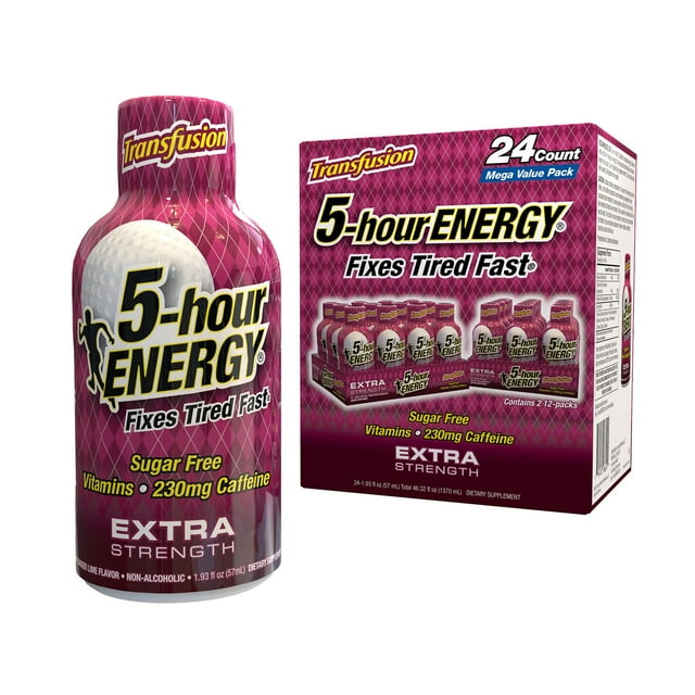 5-hour ENERGY Shot, Extra Strength, Transfusion 1.93 fl. oz., 24 pk. - Samsclub.com