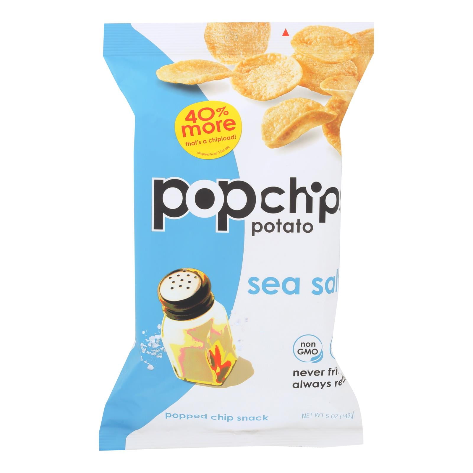 Popchips Gluten Free Popped Potato Chips Sea Salt 5 oz Pack of 3 ...
