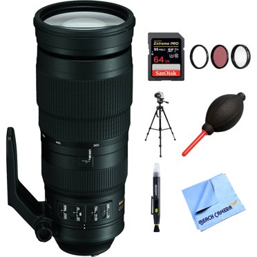 Nikon AF-S NIKKOR 200-500mm f/5.6E ED VR Lens - Black - Walmart.com