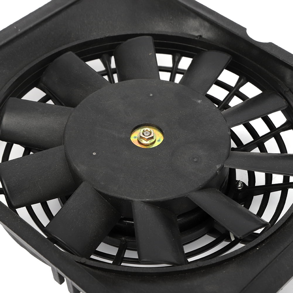 LAFGUR 12V Radiator Cooling Fan Rectangle Water Cooler Thermo Fits For ...