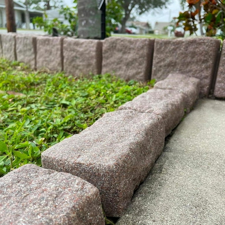 Cobblestone Garden Wall