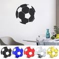 Gold Mirror Acrylic Soccer Ball Wall Decals Set Sports Theme Stickers ...