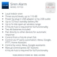 Smart Siren Alarm, Loud 110 dB, Wireless Alarm for Home Security ...