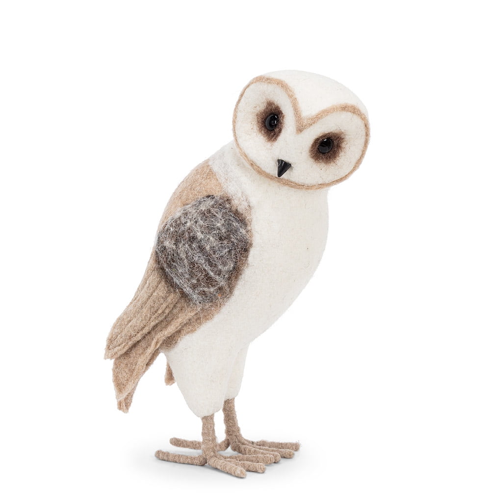 Set of 4 Medium Standing Barn Owl - Walmart.com