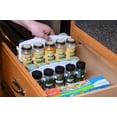 Sensible Designs SDO-SSO20-10D5H SpiceStor Organizer Spice Rack 20 Clip ...