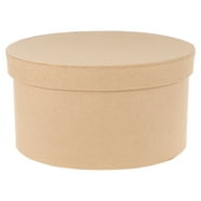 Factory Direct Craft Unfinished Paper Mache Square Boxes with Lids ...