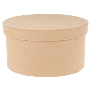 Factory Direct Craft Unfinished Paper Mache Square Boxes with Lids ...