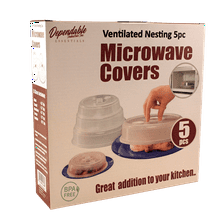 Microwave Plate Cover Set -- Pack of 4 Premium Microwave Food Covers ...