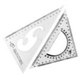 Uxcell Plastic Drafting Drawing Right Angle Triangle Ruler Combo ...