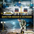 Work Lights with Stand 21000 Lumen, 2 Adjustable Heads Work Lights ...