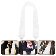 White Satin Sash 33" x 4" (Each) - Walmart.com